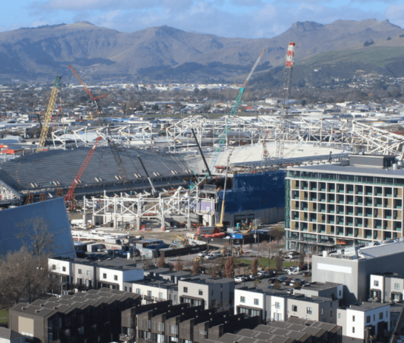 Te Kaha Stadium - Site Visit with Minister of Building… | Southbase